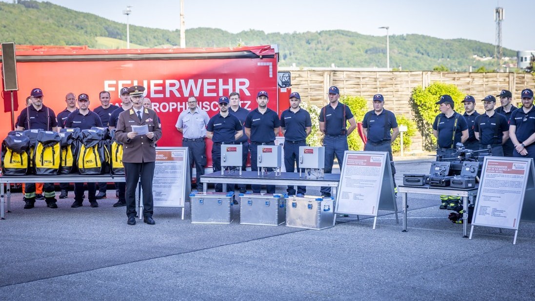 Stützpunktübergabe am LFK in Linz - Bezirk Grieskirchen