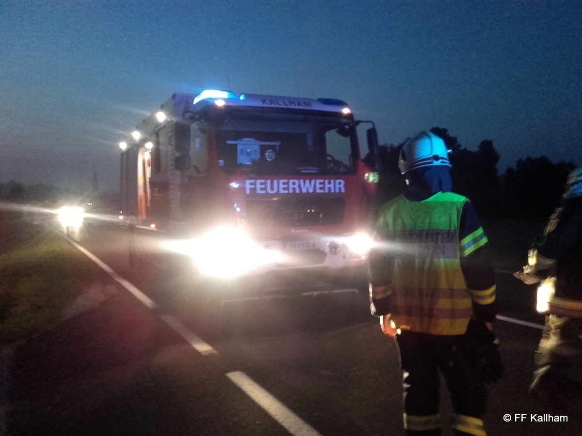 Verkehrsunfall im Morgenverkehr auf der B137 in Kallham - Bezirk ...